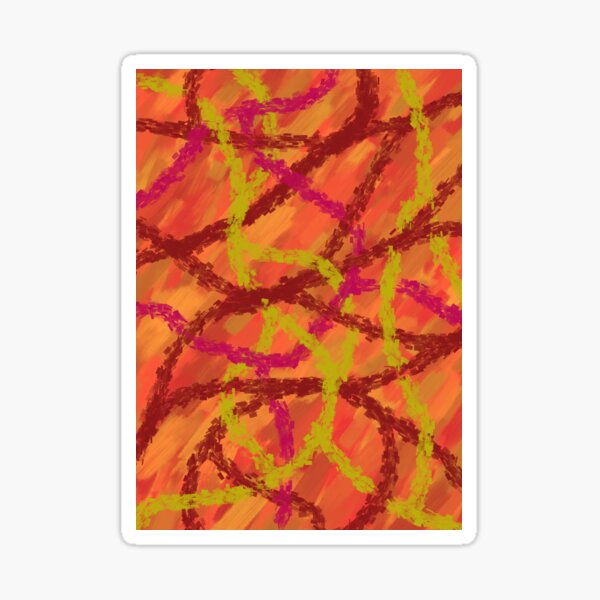 "lava" Sticker by SpaceVortex | Redbubble