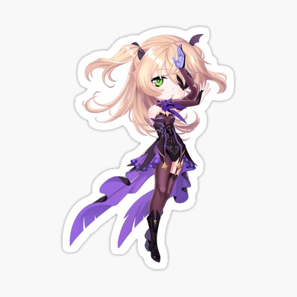 "Fischl - Genshin impact" Sticker for Sale by bunniisama | Redbubble