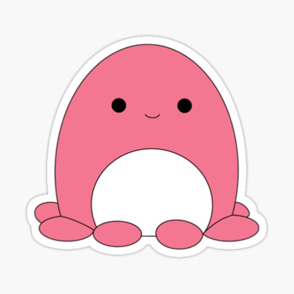 "Pink Octopus Squishmallow " Sticker for Sale by lindsay-designs ...