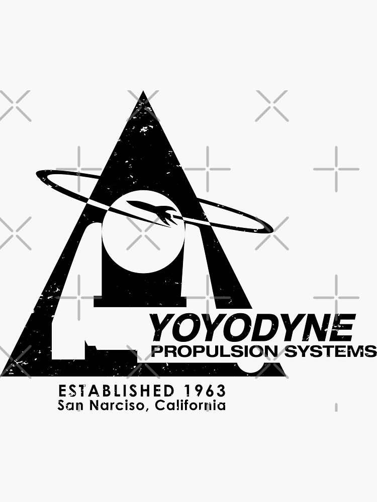 "Yoyodyne Propulsion Systems - Team Banzai! (Black)" Sticker for Sale ...