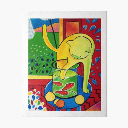 "Henri Matisse The Cat With Red Fish Painting" Art Board Print for Sale ...