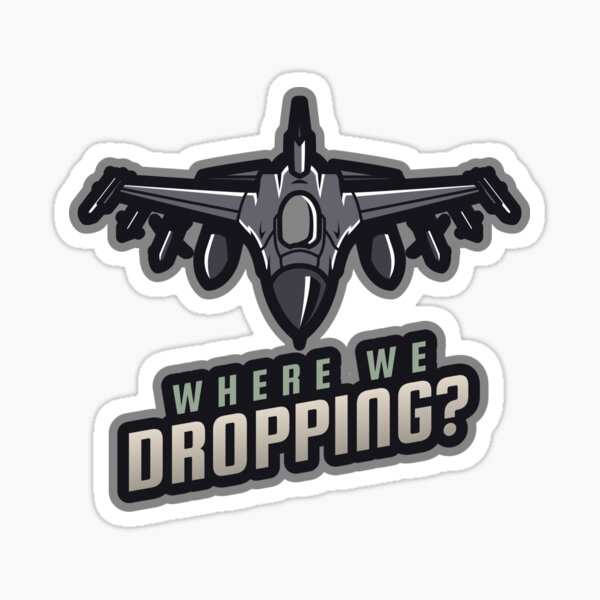 "Where are we dropping boys? - Cod Warzone" Sticker by StarDesigns4u ...