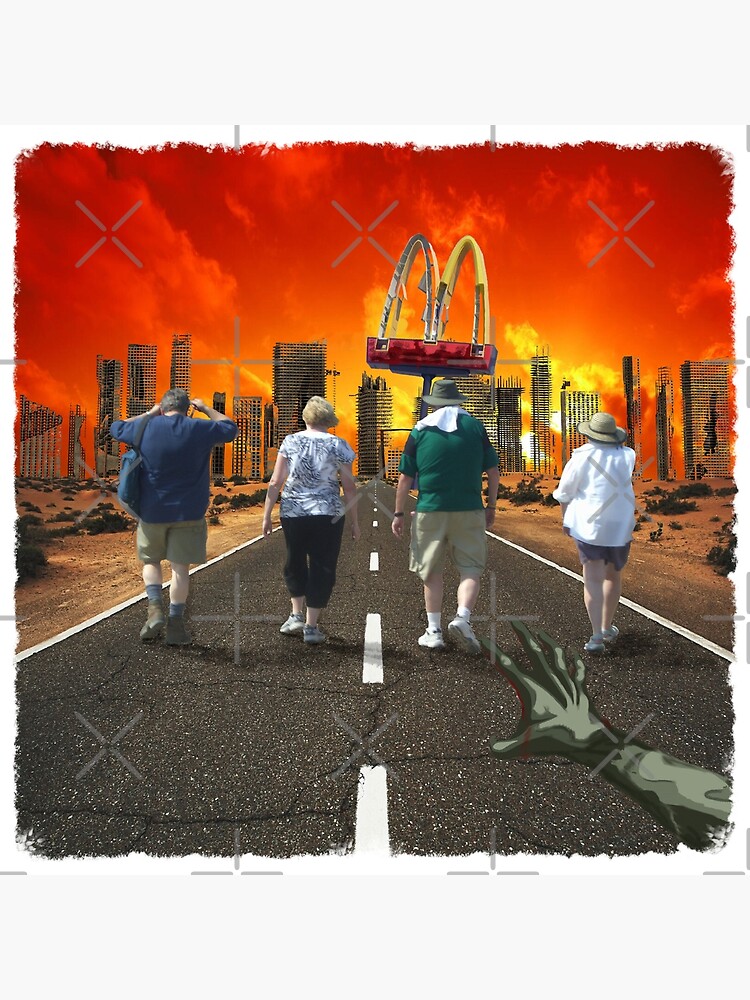 "Zombie Fast Food" Poster for Sale by 300Spikes | Redbubble