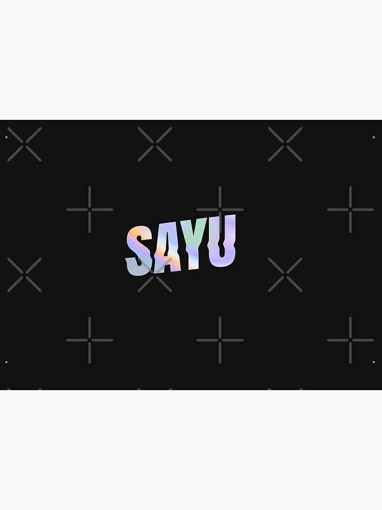 Póster «IMPACTO GENSH1N - Sayu, caracteres de tipografía holográfica ...