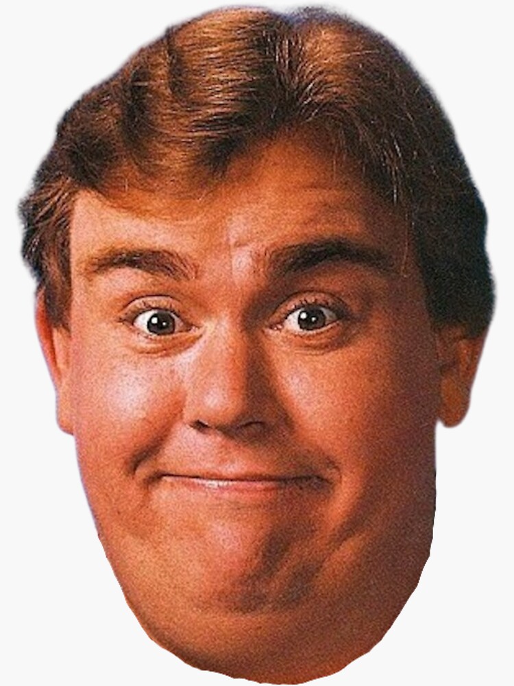 "John Candy Face" Sticker by Double-Ghost | Redbubble