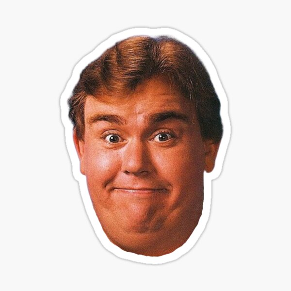 "John Candy Face" Sticker by Double-Ghost | Redbubble