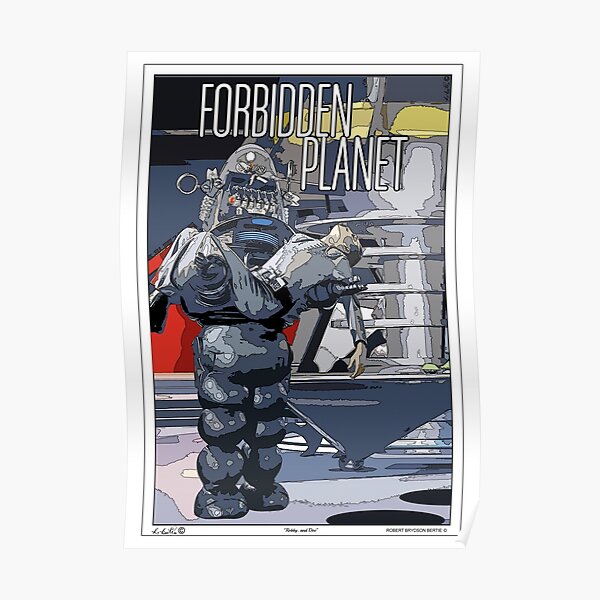 "Forbidden Planet, original new design poster" Poster for Sale by ...