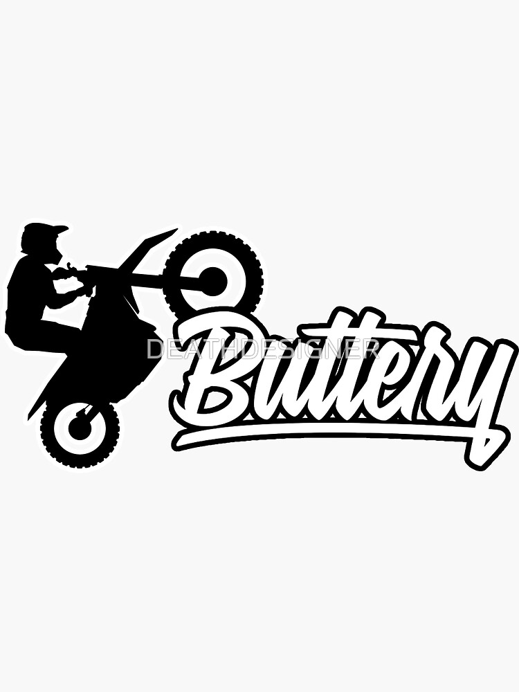 "buttery films" Sticker for Sale by DEATHDESIGNER | Redbubble