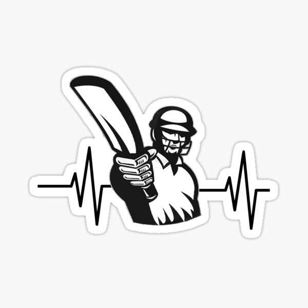 "100 cricketer" Sticker for Sale by Lioneyez | Redbubble