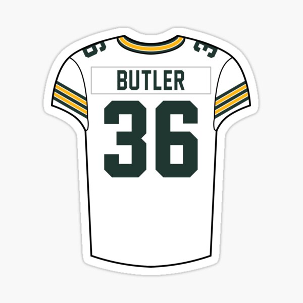 "LeRoy Butler Away Jersey" Sticker for Sale by designsheaven | Redbubble