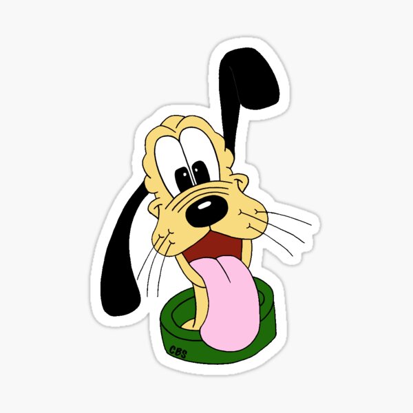 "Pluto " Sticker for Sale by ChristineArt33 | Redbubble