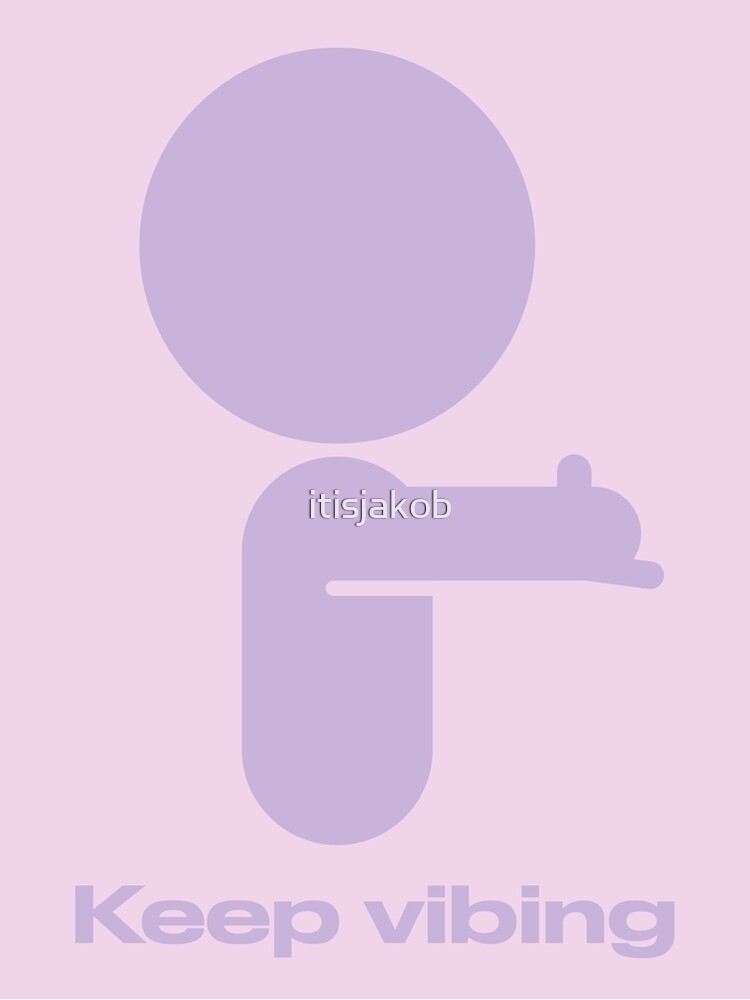 "Purple Vibing Stick figure" Poster by itisjakob | Redbubble