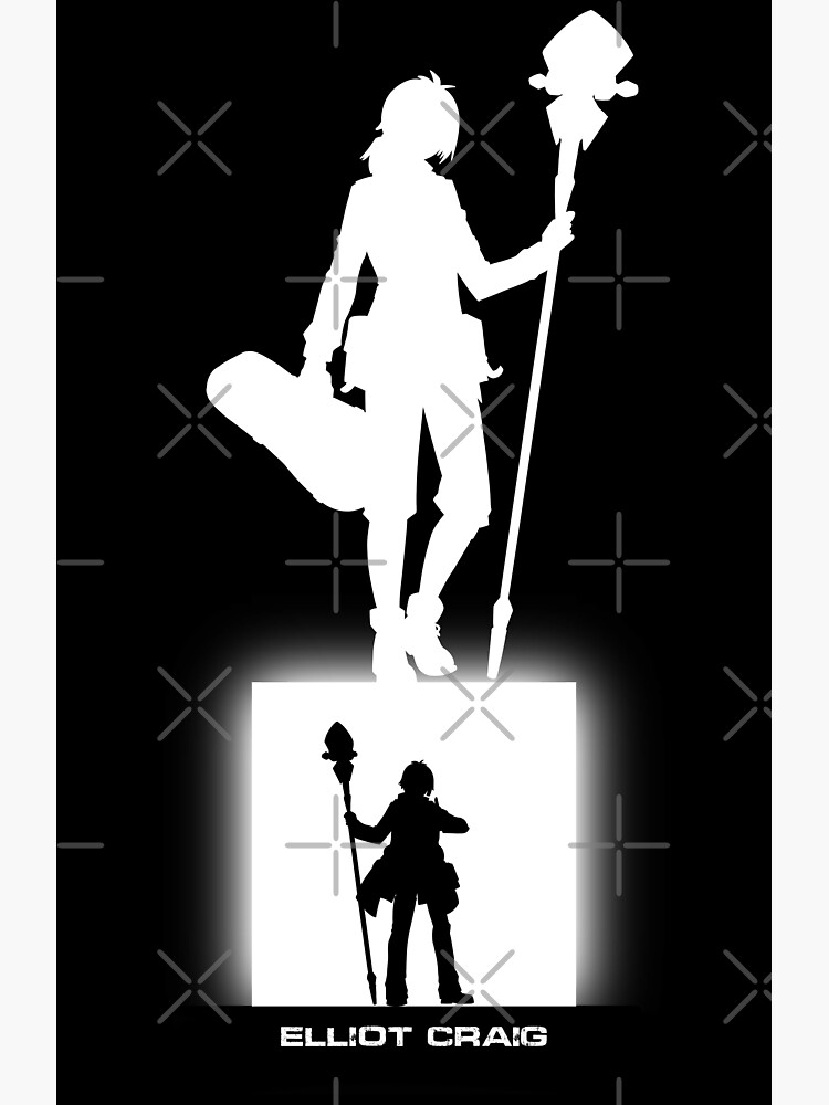 "ELLIOT CRAIG" Sticker for Sale by Artsilhouette | Redbubble