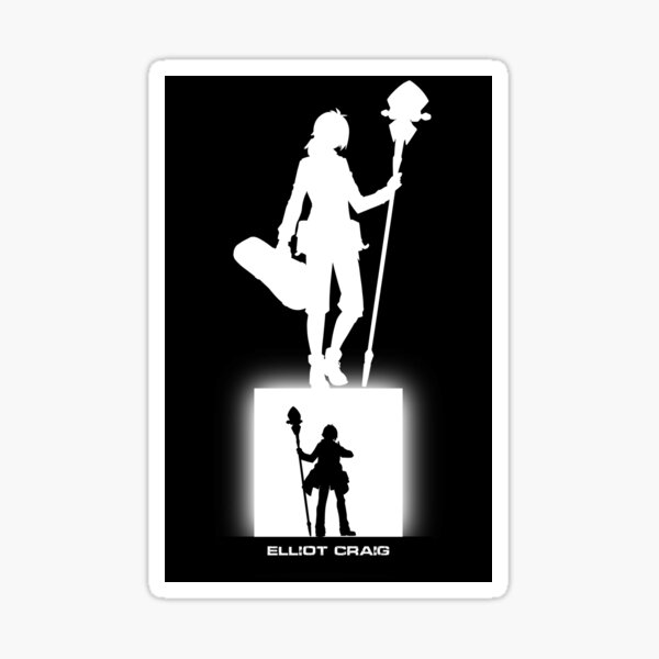 "ELLIOT CRAIG" Sticker for Sale by Artsilhouette | Redbubble