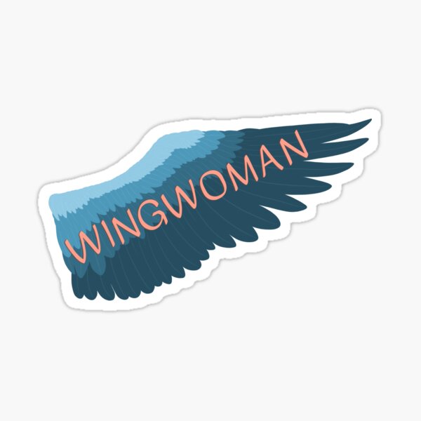 "wingwoman wing (right side)" Sticker for Sale by sariahsly | Redbubble