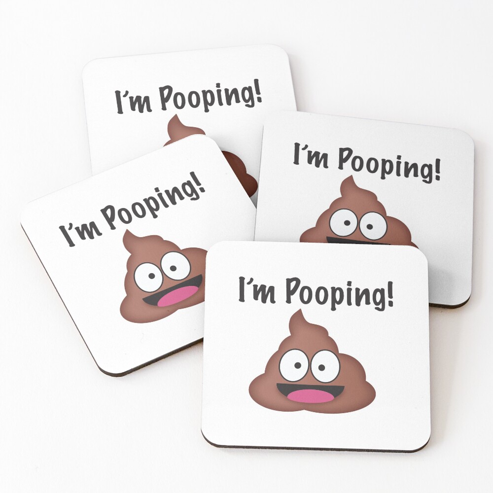 "im pooping" Sticker for Sale by CFox-Designs | Redbubble
