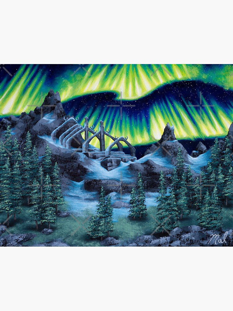 "Barrow Lights" Sticker for Sale by MalMakes | Redbubble