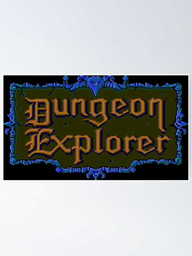 "Dungeon Explorer (TurboGrafx-16)" Poster by winscometjump | Redbubble