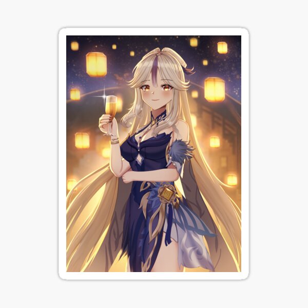 "Cute Ningguang Genshin Impact" Sticker for Sale by sasquachnime ...