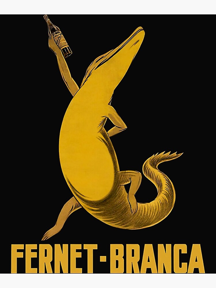 "Fernet Branca Crocodile Essential " Poster for Sale by DarickMaasenz ...