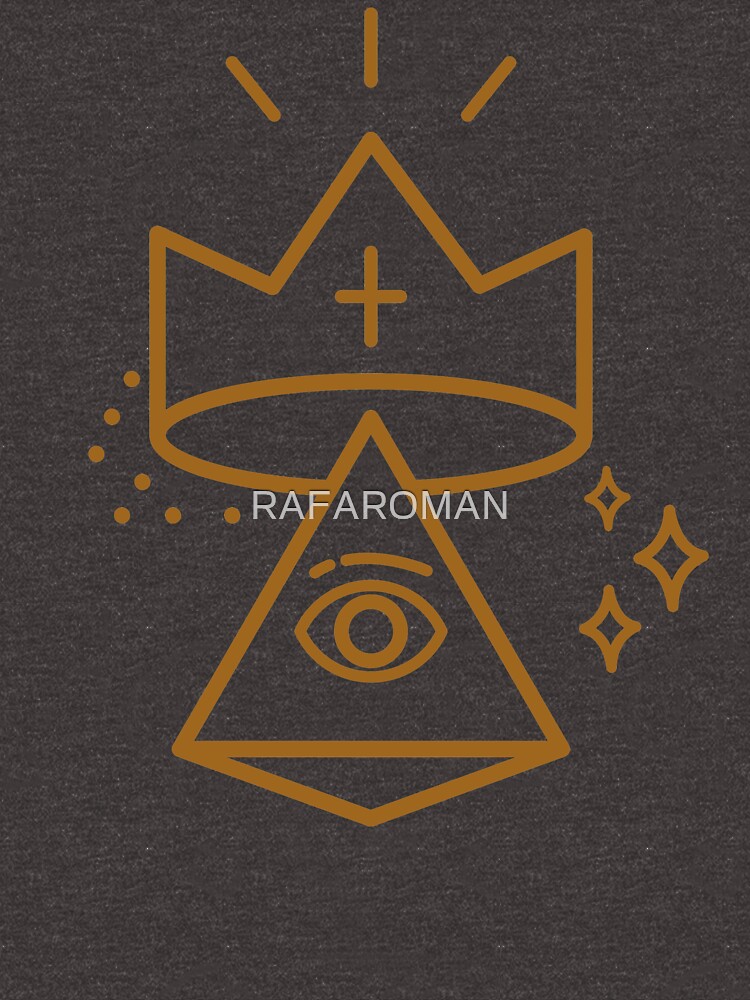 "ALLSEEING EYE KING" T-shirt by RAFAROMAN | Redbubble