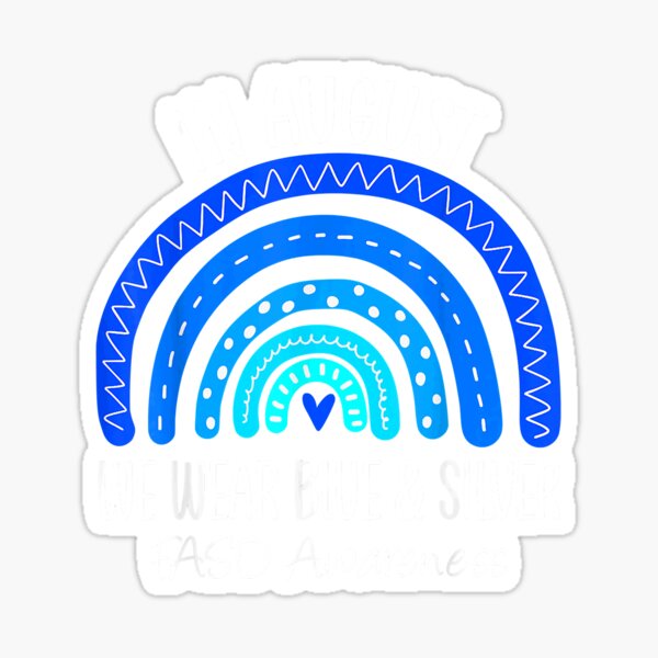 "Rainbow FASD Fetal Alcohol Spectrum Disorders Awareness" Sticker for ...