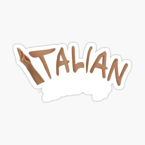 "Italian Magic Hand" Sticker by hvdung456 | Redbubble