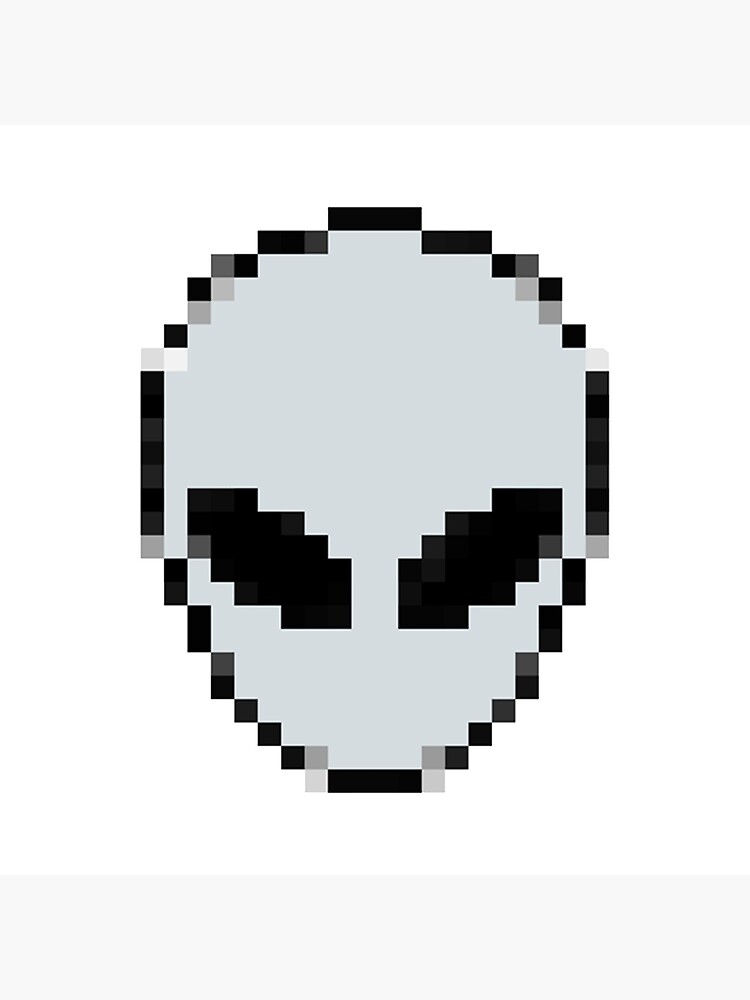 "Pixel art. Alien head" Poster for Sale by SanichNA | Redbubble