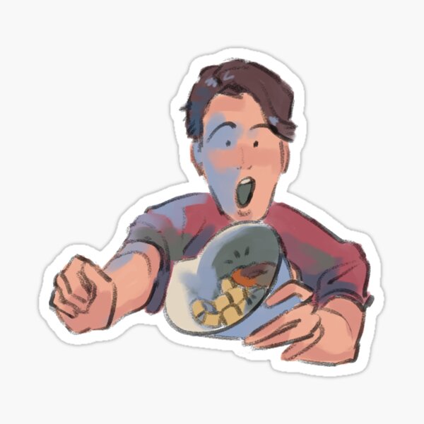 "onion ring pog!" Sticker for Sale by makurophage | Redbubble