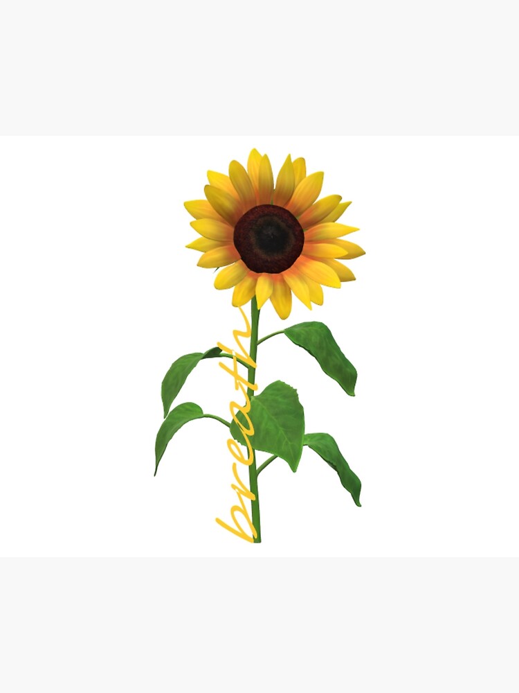 "Sunflower Breath" Poster by nacnuddesigns | Redbubble