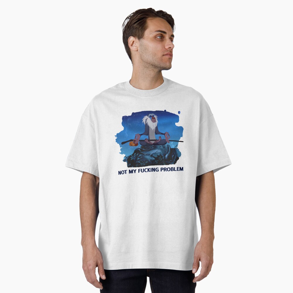 "Rafiki, not my problem" Poster for Sale by birchandbark | Redbubble