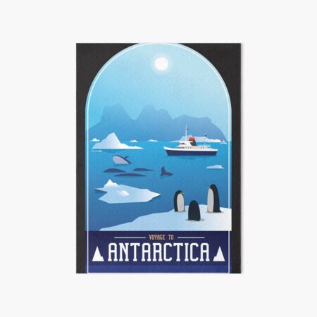 "antarctica Sticker" Art Board Print for Sale by NiklasKranz | Redbubble