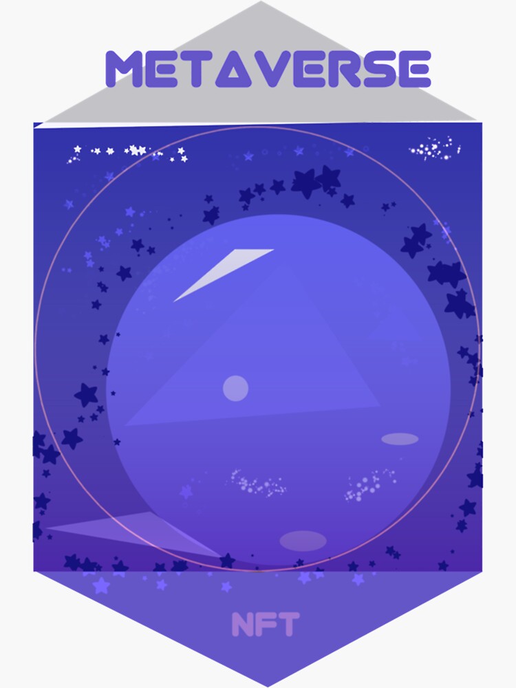 "Metaverse NFT Very Peri Periwinkle 2022 " Sticker for Sale by ...