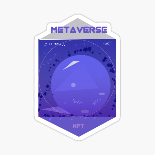 "Metaverse NFT Very Peri Periwinkle 2022 " Sticker for Sale by ...