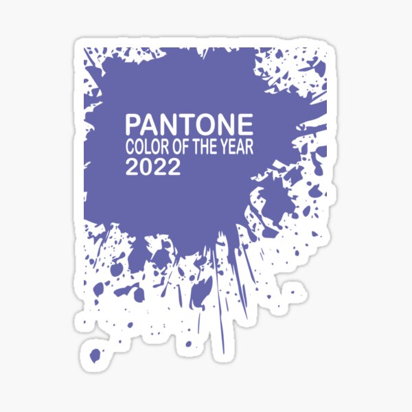 "Pantone Color of the Year 2022 - Very Peri " Sticker for Sale by ...