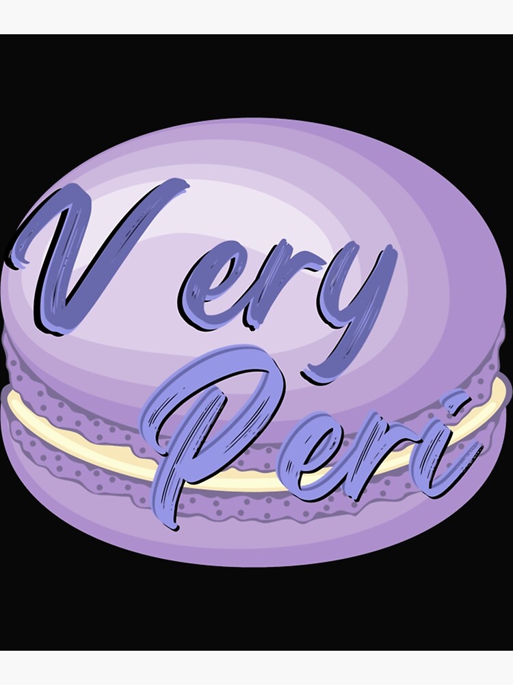 "Pantone Color Of The Year 2022, Very Peri Macaron " Poster by ...