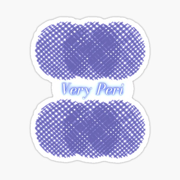 "Very Peri color Loved Premium " Sticker for Sale by Ramsey5dDesigns ...