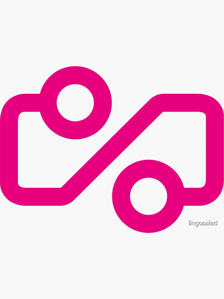 "OV Chipkaart logo pink" Sticker for Sale by lingosalad | Redbubble