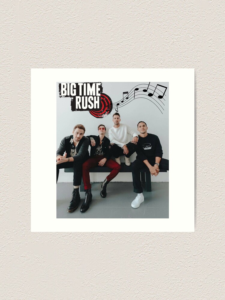 "Big Time Rush BTR Music logo" Art Print for Sale by francisxaveria ...