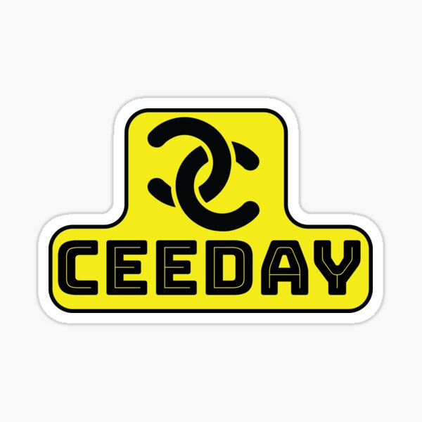 "Ceeday Posters and Stickers" Sticker for Sale by JHBfashion | Redbubble