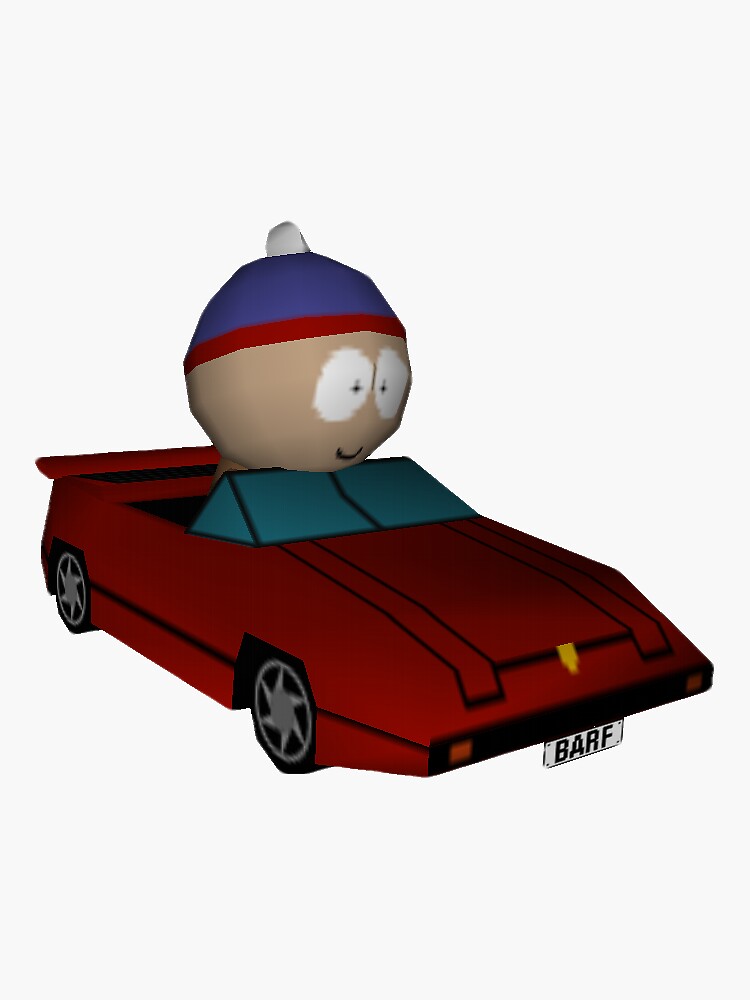 "stan marsh barf car " Sticker for Sale by abbymarie316 | Redbubble