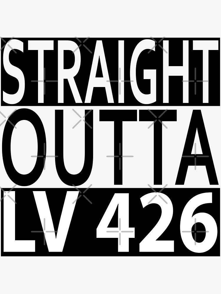 "Straight outta LV-426" Sticker by Exilant | Redbubble