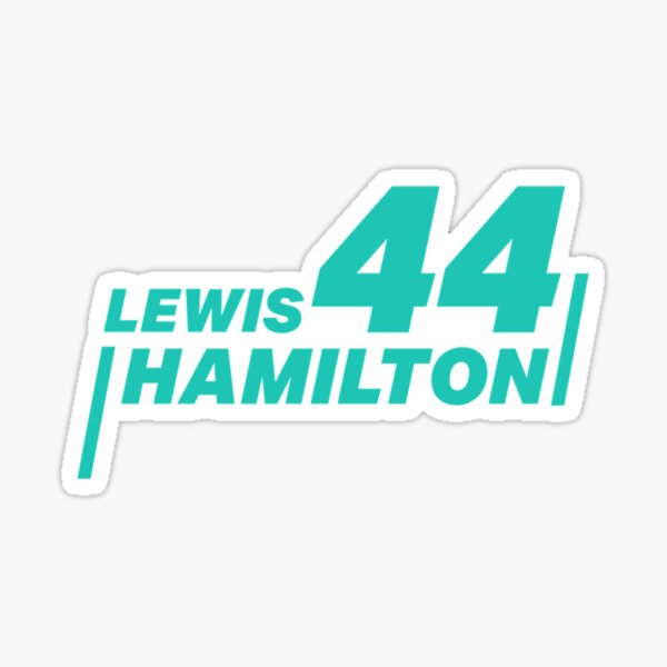 "f1 Hamilton 44 " Sticker for Sale by Studio24UK | Redbubble