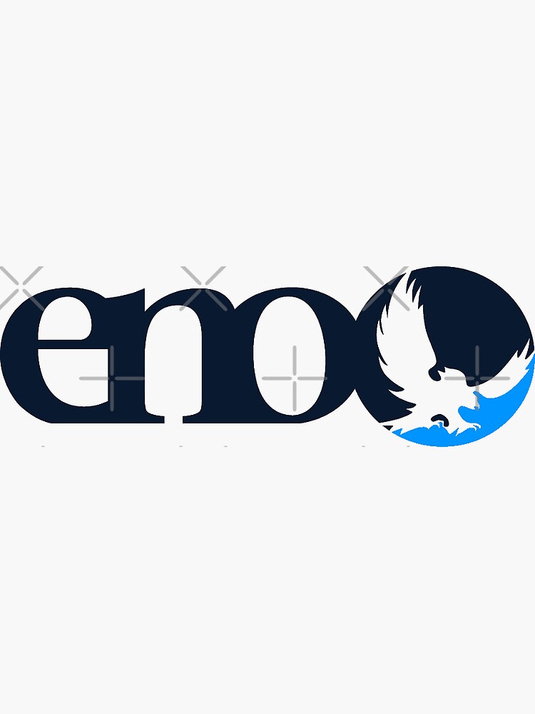 "Blue Striped Eno" Sticker for Sale by blcsoccergirl23 | Redbubble