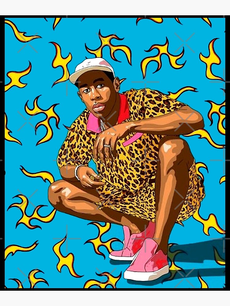 "Rapper Tyler Leopard Vintage Art" Art Print for Sale by NilsaUS ...
