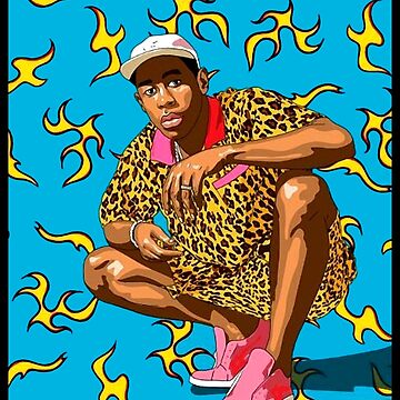"Rapper Tyler Leopard Vintage Art" Art Print for Sale by NilsaUS ...