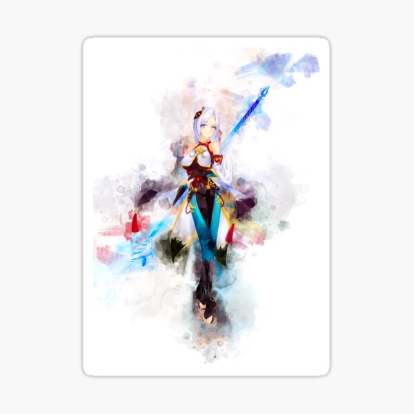 "Shenhe - Genshin Impact (Watercolor)" Sticker for Sale by ...