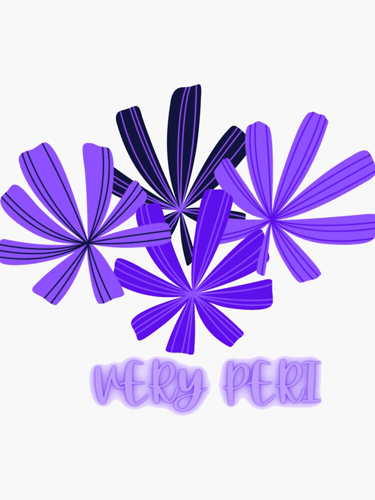 "Very Peri " Sticker for Sale by Suberodesignss | Redbubble