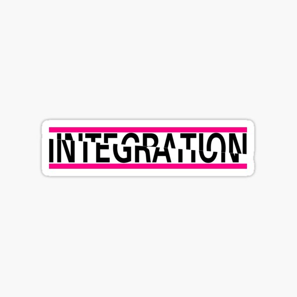 "No-integration" Sticker by lost-ortie | Redbubble