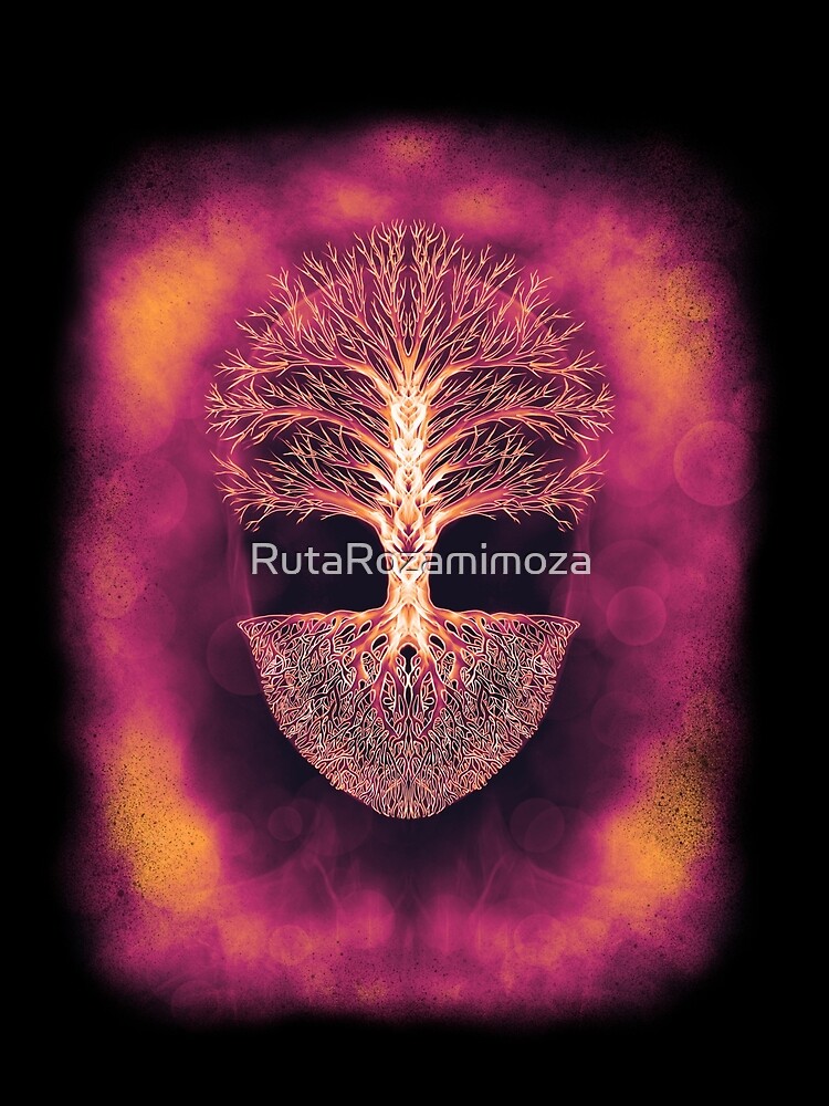 "Rooted mind red" Poster for Sale by RutaRozamimoza | Redbubble